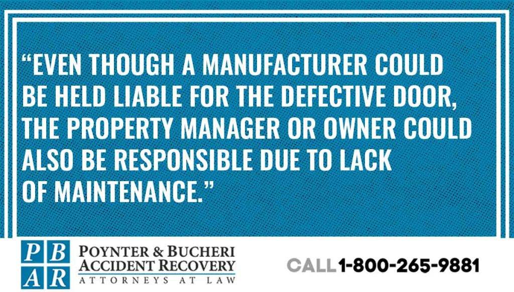 Defective Door Accident Injuries